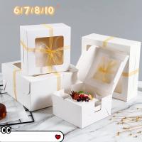 China Cake Food Storage Cardboard Packaging Boxes CMYK/Pantone Printing Folders Type for sale