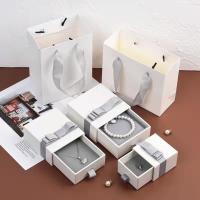 China Sturdy Long Lasting Drawer Packaging Box Recyclable Fancy Packaging Box For Jewelry for sale