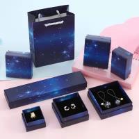 China Custom Print Logo Cardboard Fancy Packaging Box For Jewelry Box And Paper Bag Set for sale