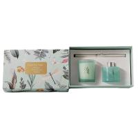 China Candle Jar Exquisite Gift Box Rectangular Shape Paper Glossy / Matte Finish for sale