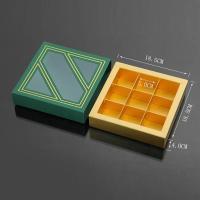 China Luxury Chocolate Food Packaging Box With Window CMYK/Pantone Printing 8 9 12 Grid Fold for sale