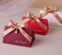 China Wedding Favor Candy Box Paperboard Food Container Paper Box With CMYK/Pantone Printing for sale