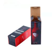 China Eco Advantage Wine Food Packaging Paper Box Folders Box Type CMYK/Pantone Printing for sale