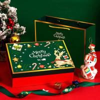 China Luxury Christmas Exquisite Paper Box , Wedding Party Gift Box for Candy Snacks Packaging for sale