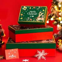China Luxury Christmas Exquisite Paper Box , Wedding Party Gift Box for Candy Snacks Packaging for sale