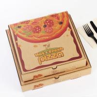 China Food Packaging Pizza Takeaway Boxes Custom Printed Corrugated Carton for sale