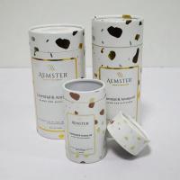 China Cosmetic Paper Tube Packaging Cylindrical Shape with Customized Surface for sale