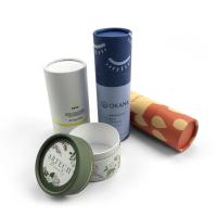 China Printed Paper Tube Food Packaging With Matt Lamination Customizable Design for sale