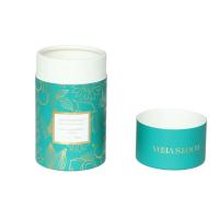 China cylinder Glass paper Jar Box Paper Tube Candle Packaging For Customized Logo Design for sale