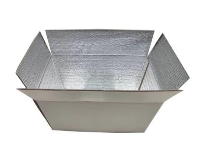 China Custom Paper Type Paperboard Fruit And Vegetable  for Transporting Frozen Cold Insulated Shipping Packaging Carton Box for sale