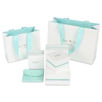 China Rectangular Elegant Presentation Package for Cardboard Jewelry Necklaces Bracelets Rings Display Packaging Boxes for sale