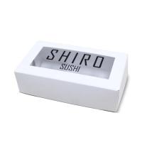 China Folder Type Food Sushi Storage Cardboard Paper Packaging Boxes Eco Friendly for sale