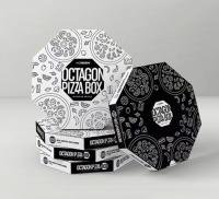 China Custom Takeaway Octangle Pizza Food Packaging Box Lead Time 12 Days for Food for sale