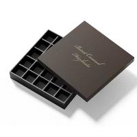 China Factory Customized Empty Chocolate Food Packaging Boxes with Inserts CMYK/Pantone Printing Cardboard Rigid box for sale