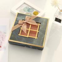 China Custom Valentine's Day Chocolate Box With Window Eco Friendly Paperboard Food Packaging Box for sale
