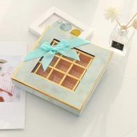 China Custom Valentine's Day Chocolate Box With Window Eco Friendly Paperboard Food Packaging Box for sale