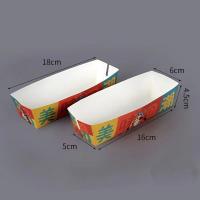 China Eco Friendly Custom Hot Dog Boxes Food Paperboard Folders Box Factory for sale