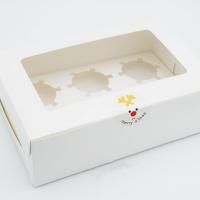 China Colorful Printed Food Packaging Folders CMYK/Pantone 2 4 6 8 12 Cupcake Box Cake Boxes Manufacturer for sale