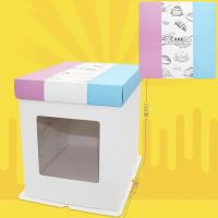 China CMYK/Pantone Printing Food Packaging Box Cake Tasting Box with Custom Order and Sample Cost Refunded for sale
