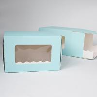 China Food Packaging Paperboard Box Eco Friendly Cake Box Bakery Food CMYK/Pantone Print for sale