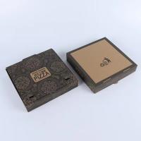 China Custom Eco Friendly Disposable Food Packaging Boxes Hamburg Pizza Box Manufacturers CMYK/Pantone Printed for sale