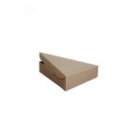 China Eco Friendly Paperboard Food Folders Triangle Pizza Box CMYK/Pantone Printed Box for sale