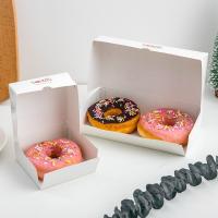 China Eco Friendly Paperboard Food Container Paper Box Folders Custom Bakery Donut Boxes for sale