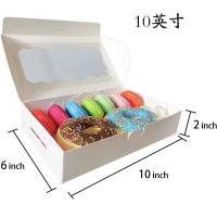 China Custom Food Cake Cookie Pastry Box Window Bakery Boxes with Logo Wholesale for sale