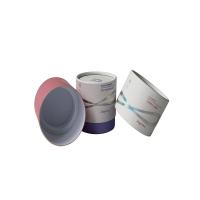 China Custom Matt Lamination Salt And Sugar Food Products Paper Tube Packaging With Foil Stamp And Logo Design for sale