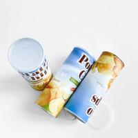 China Eco Friendly Custom Potato Chip Food Paper Tube Packaging With Express Shipment And Customizable Design for sale