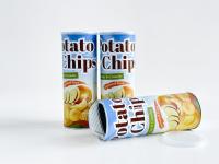 China Eco Friendly Custom Potato Chip Food Paper Tube Packaging With Express Shipment And Customizable Design for sale