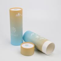 China Custom Cylindrical Eco Friendly Stationery Supplies Paper Tube Packaging With Custom Surface Design for sale
