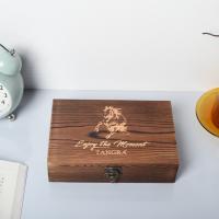 China Customizable Spanish Cedar Matte Finish Wood Cigar Storage Box Set for Electronics and Cigars for sale