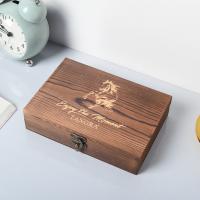 China Customizable Spanish Cedar Matte Finish Wood Cigar Storage Box Set for Electronics and Cigars for sale