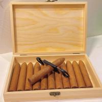 China Rectangular Custom Rigid Cigar Packaging Box Cigar Gift Box For Secure Cigar Storage for sale