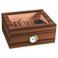 China Humidity Controlled Cigar Packaging Box Rigid Wood / Paperboard Customizable for sale