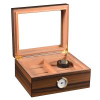 China Humidity Controlled Cigar Packaging Box Rigid Wood / Paperboard Customizable for sale