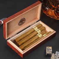 China Rectangular Humidity Control Varnish Cigar Packaging Rigid Boxes With Customization Available for sale