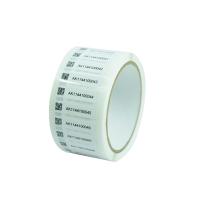 China Custom QR Code PVC Permanent Adhesive Seal Label Stickers With Logo And Shape Customization for sale