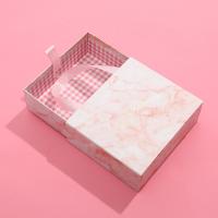 China Custom Eco Friendly Offset Printed Slide Drawer Rigid Packaging Box with Ribbon for sale