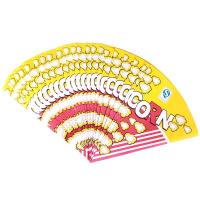 China Custom Eco Friendly French Fries and Popcorn Food Packaging Cone CMYK/Pantone Printed Folder for sale