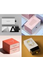 China Satin Lined Cosmetic Paperboard Box with Glossy Finish Coated Paper Makeup Packaging for sale