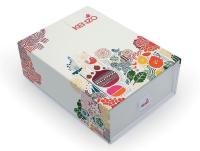 China Glossy Finish Custom Makeup Box With Offset Printing 10-14 Days Production Time for sale