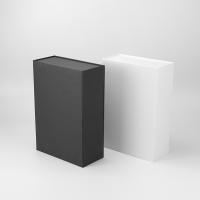 China Art Paper Black Magnetic Closure Custom Paper Packaging Gift Jewelry Box for Environmental Gift Display for sale