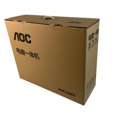 China Custom Print Logo Electronics Computer Corrugated Shipping Packaging Box Recyclable With Modern Style for sale