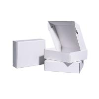 China Customizable White Rigid Electronics Shipping Packaging Box Art Paper With Durability for sale