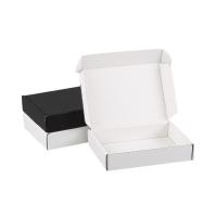 China Customizable White Rigid Electronics Shipping Packaging Box Art Paper With Durability for sale