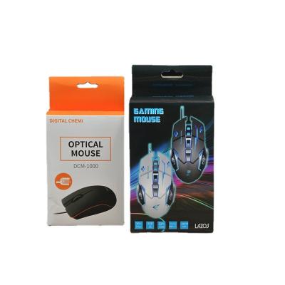 China Factory Custom Simple Lightweight Durability Electronics Mouse Packaging Box for Mailing for sale