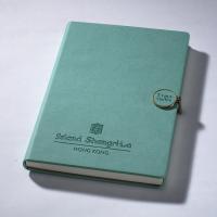 China 128gsm Matt Art Paper Interior Custom Luxury PU Leather Embossing Notebooks for CMYK Offset Printing for sale