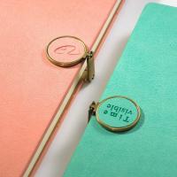 China 128gsm Matt Art Paper Interior Custom Luxury PU Leather Embossing Notebooks for CMYK Offset Printing for sale